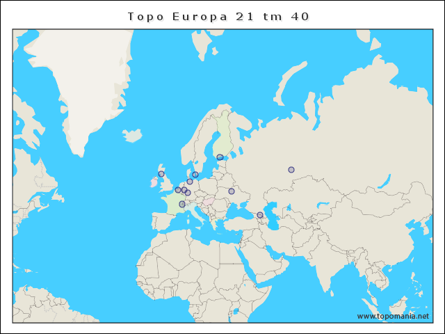 Topografie Topo Europa 21 tm 40 | www.topomania.net