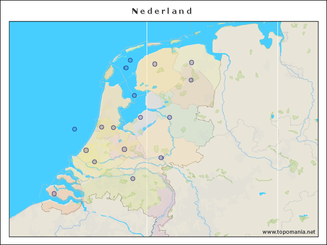 Topografie Nederland | www.topomania.net