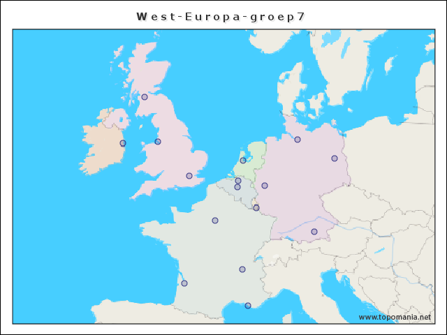 Topografie West-Europa-groep7dewissel | www.topomania.net