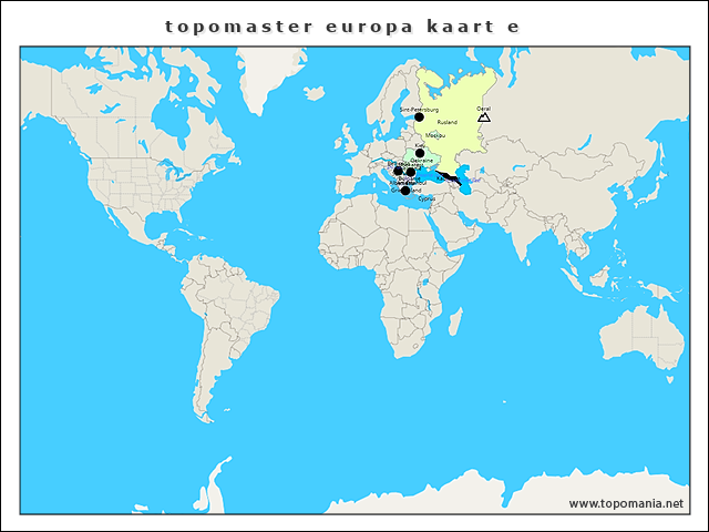 Topografie topomaster europa kaart e | www.topomania.net