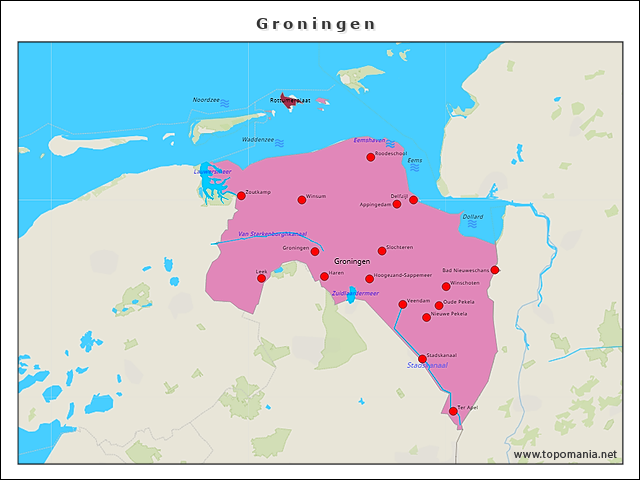 Topografie Groningen-kopie | www.topomania.net
