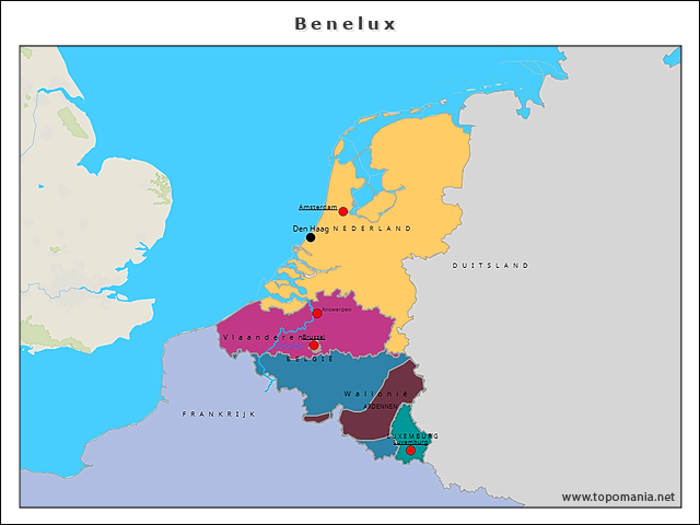 Geography Benelux | www.topomania.net