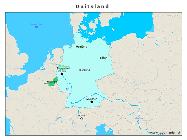 Geography Duitsland | www.topomania.net