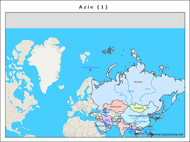 Topografie Azie (1) | www.topomania.net