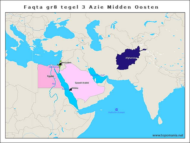 Topografie Faqta gr8 tegel 3 Azie Midden Oosten | www.topomania.net