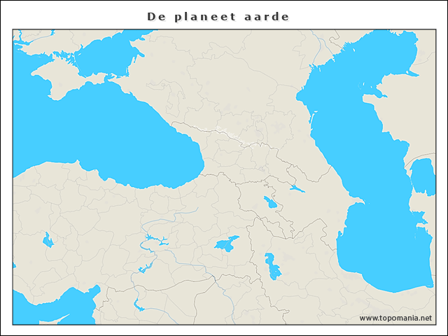 Topografie De planeet aarde | www.topomania.net
