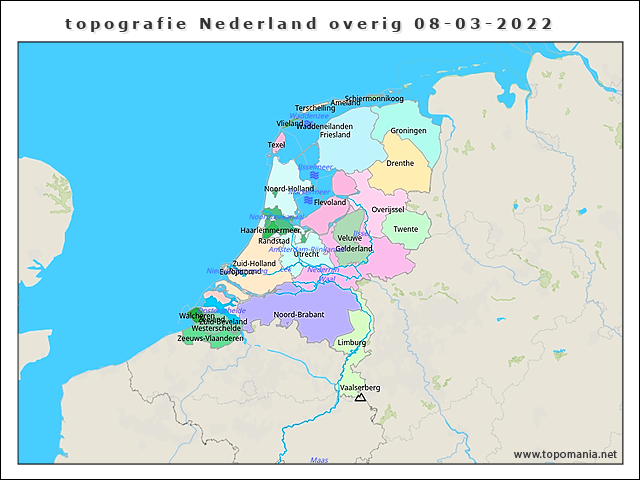 Topografie topografie Nederland overig 08-03-2022 | www.topomania.net
