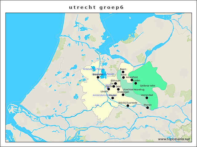 Topografie utrecht groep6 | www.topomania.net
