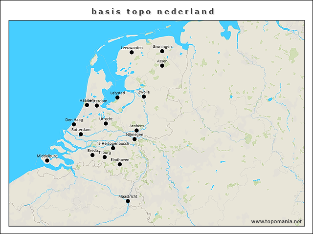 Topografie basis topo nederland | www.topomania.net
