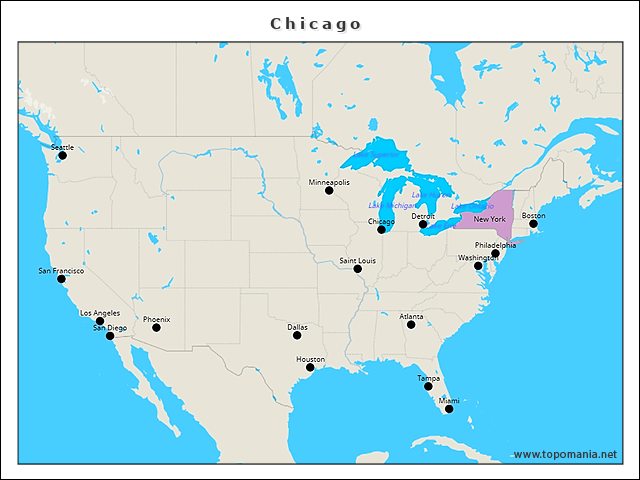 Topografie Chicago | www.topomania.net