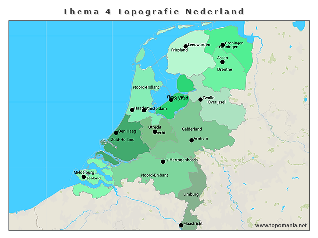Topografie Thema 4 Topografie Nederland | www.topomania.net