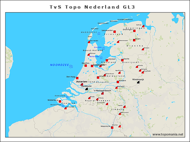 Geography TvS Topo Nederland GL3 | www.topomania.net