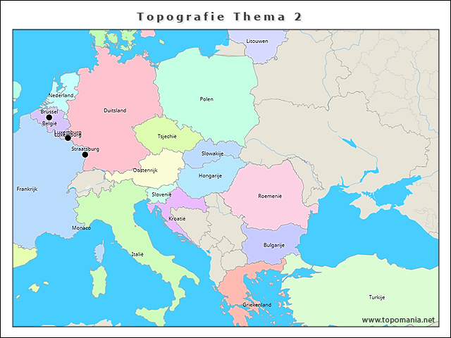 Topografie Topografie Thema 2 | www.topomania.net