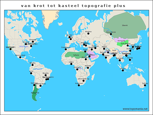 Topografie van krot tot kasteel topografie plus | www.topomania.net