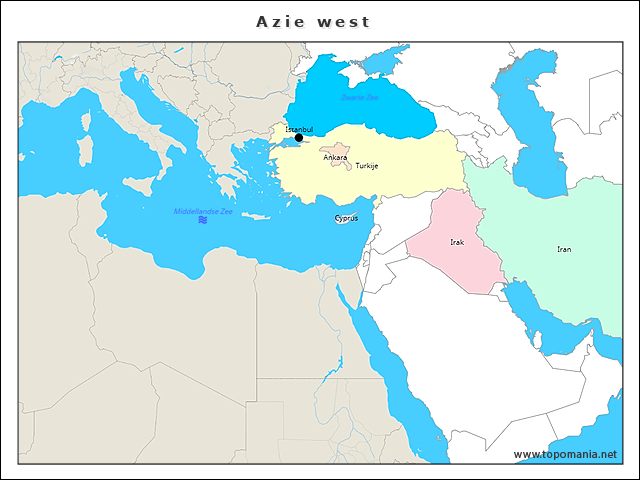 Topografie Azie west | www.topomania.net