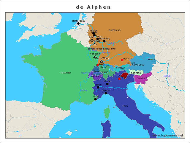 Topografie de Alphen | www.topomania.net