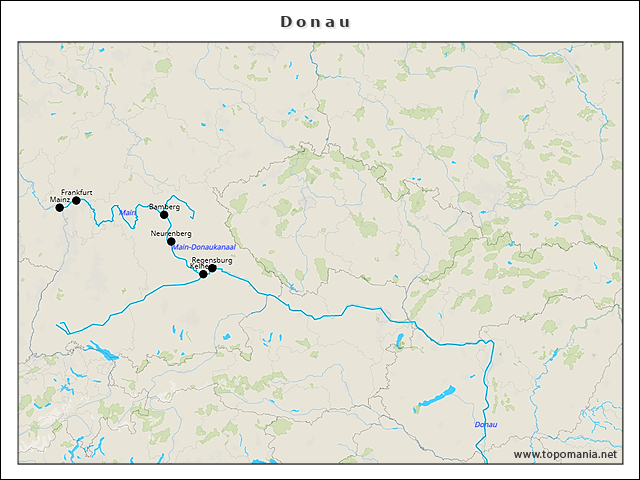 Topografie Donau | www.topomania.net