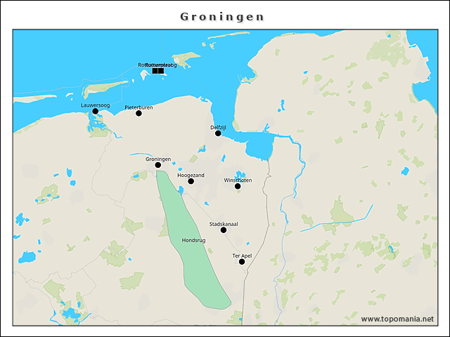 Topografie Groningen | www.topomania.net