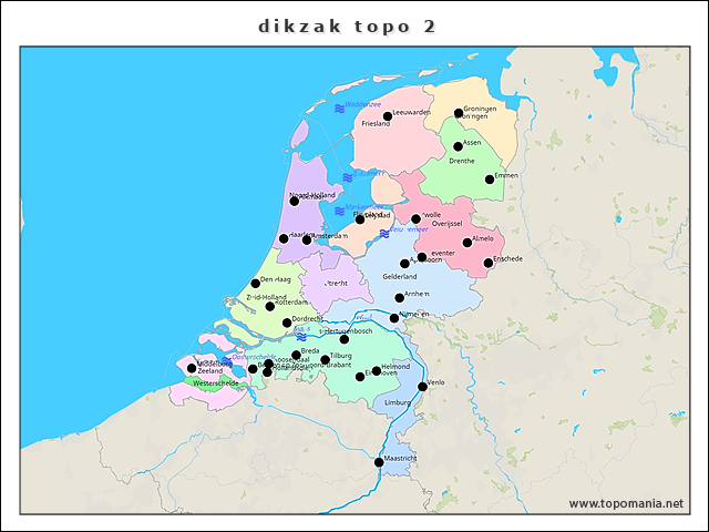 Topografie dikzak topo 2 | www.topomania.net