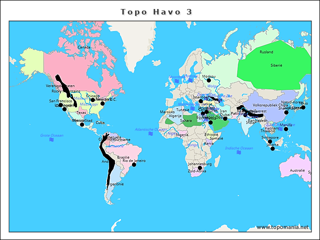 Topografie Topo Havo 3 | www.topomania.net