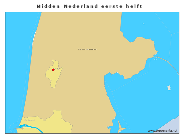 Topografie Midden-Nederland eerste helft | www.topomania.net