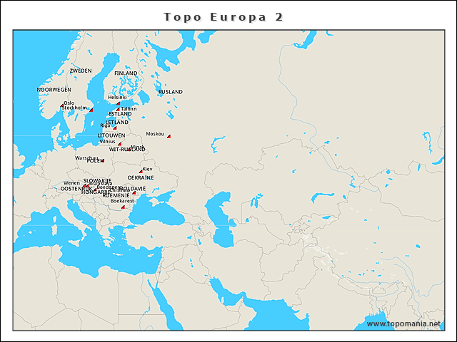 Topografie Topo Europa 2 | www.topomania.net