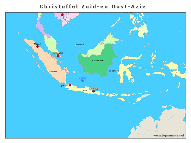 Topografie Christoffel Zuid-en Oost-Azie | www.topomania.net