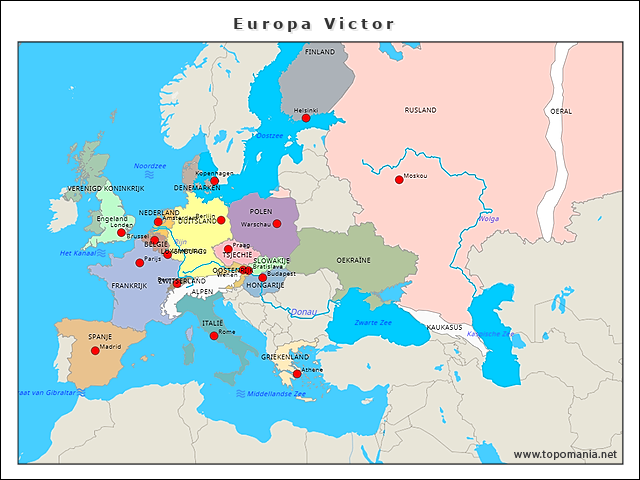 Geography Europa Victor | www.topomania.net