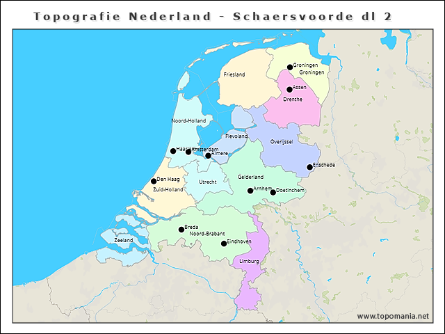 Topografie Topografie Nederland - Schaersvoorde dl 2 | www.topomania.net