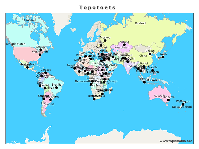 Topografie Topotoets | www.topomania.net