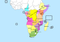Topografie Afrika zuidelijk deel 1 groep 8 | www.topomania.net