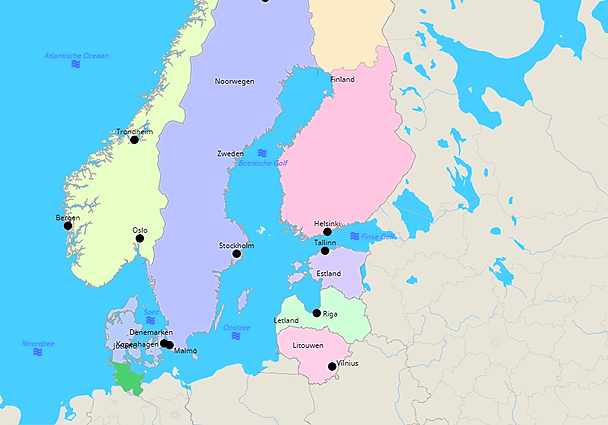 Topografie topo-noord europa | www.topomania.net