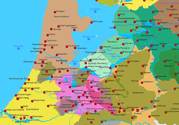 Topografie Nederland Uitgebreid | www.topomania.net