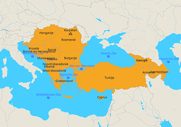 De Kaart Van Europa Met Namen - kaart