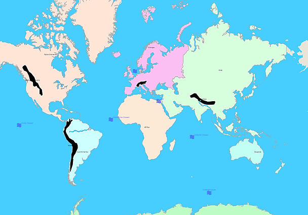 Topografie wereldzaken groep 8 thema 1 de wereld | www.topomania.net