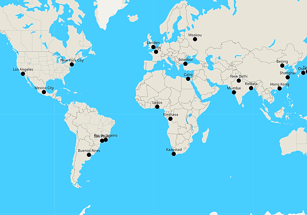 Topografie steden | www.topomania.net