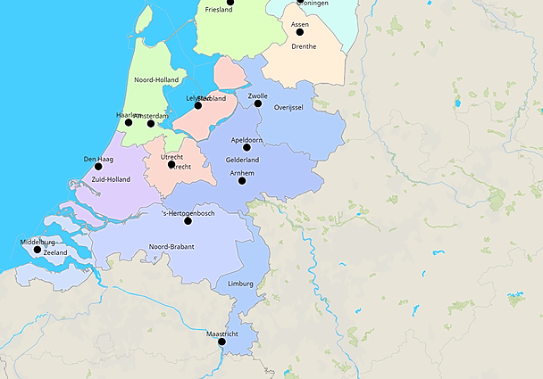 Topografie Nederland groep 6 | www.topomania.net