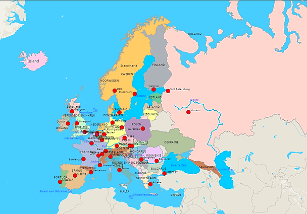 Topografie Oefenen Topo boekje Europa | www.topomania.net