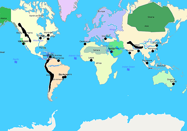 Topografie topography world rivers etc | www.topomania.net