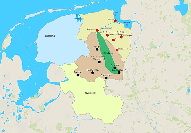 Topografie Groningen en Drenthe 2 | www.topomania.net