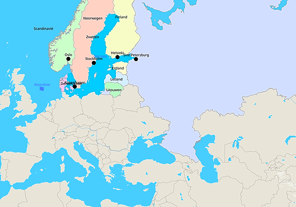 Geography Topo Noord-Europa | www.topomania.net