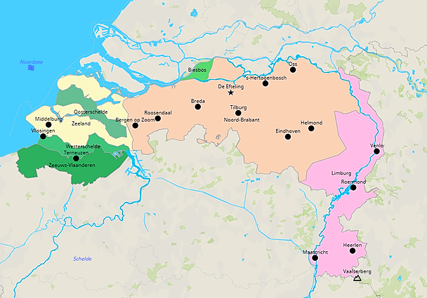 Topografie Topo Zuid-Nederland | www.topomania.net