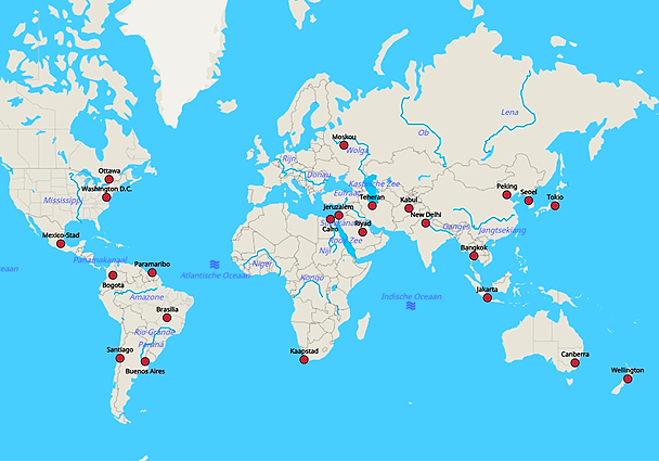 Topografie Klas 2 Aardrijkskunde - Wereld deel 2 | www.topomania.net